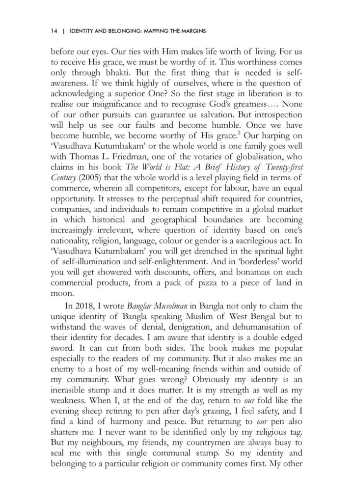 IDENTITY AND BELONGING: MAPPING THE MARGINS – Abu Siddik